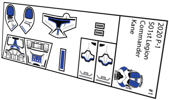 501st Legion Commander Kane – BD Bricks