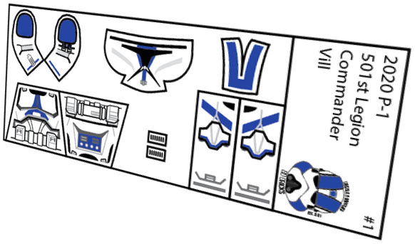 501st Legion Commander Vill – BD Bricks