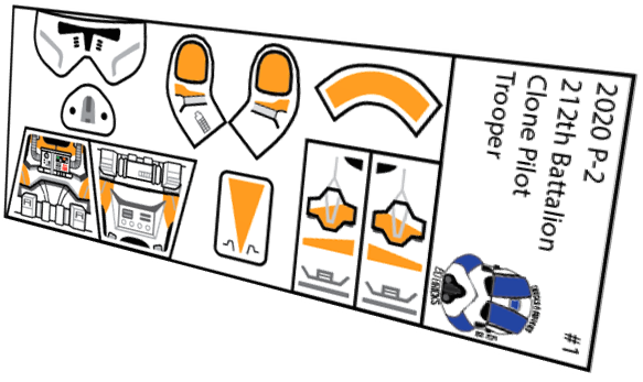 212th Battalion Phase 2 Pilot Clone Trooper – BD Bricks